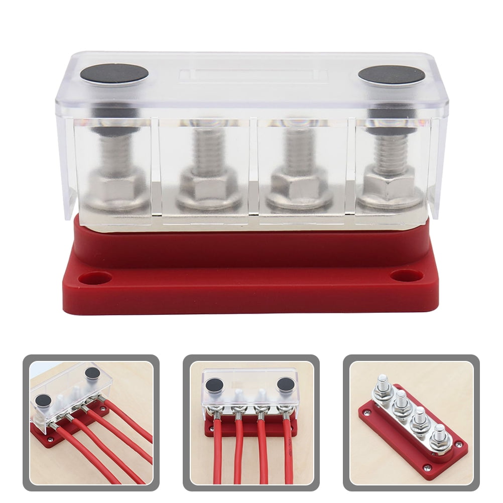 FRCOLOR Power Distribution Block Terminal Strips Electrical Bus Bar Car ...