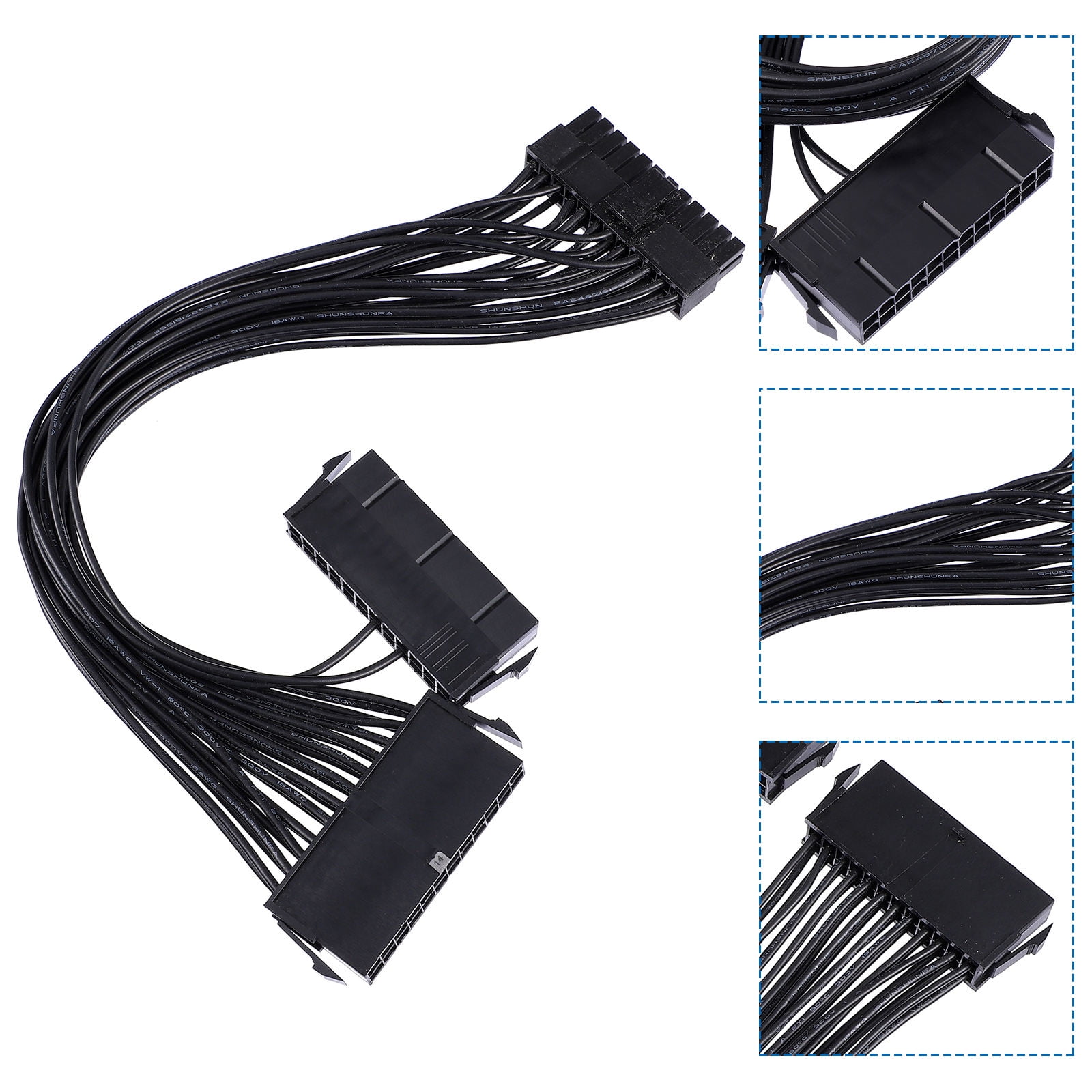 FRCOLOR Power Line 24pin Synchronous Cord Supply Unit Cable Old ...