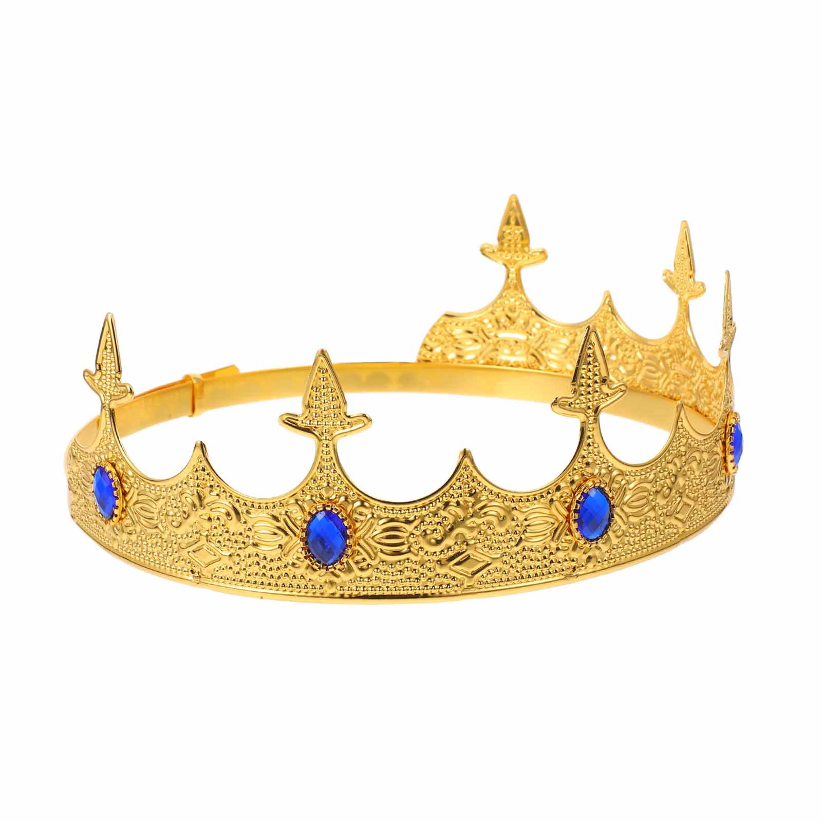 FRCOLOR Prince Crown Men Antique Gold Crown Festival Crown Headdress ...