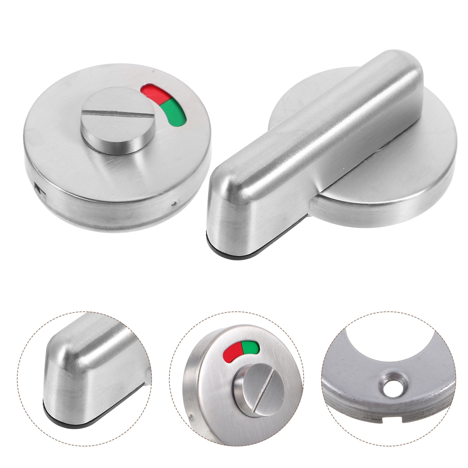 Bathroom Vacant/occupied Antirust Solid Thumb Turn With Green And Red ...
