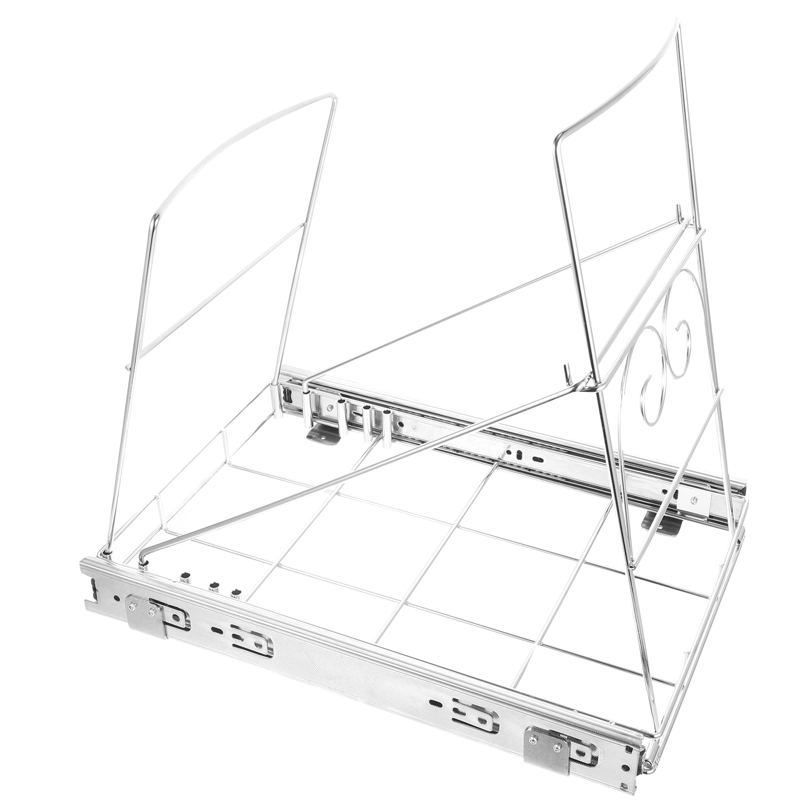 FRCOLOR Pull Out Slider Shelf for Kitchen Trash Can Slide-out Cabinet ...