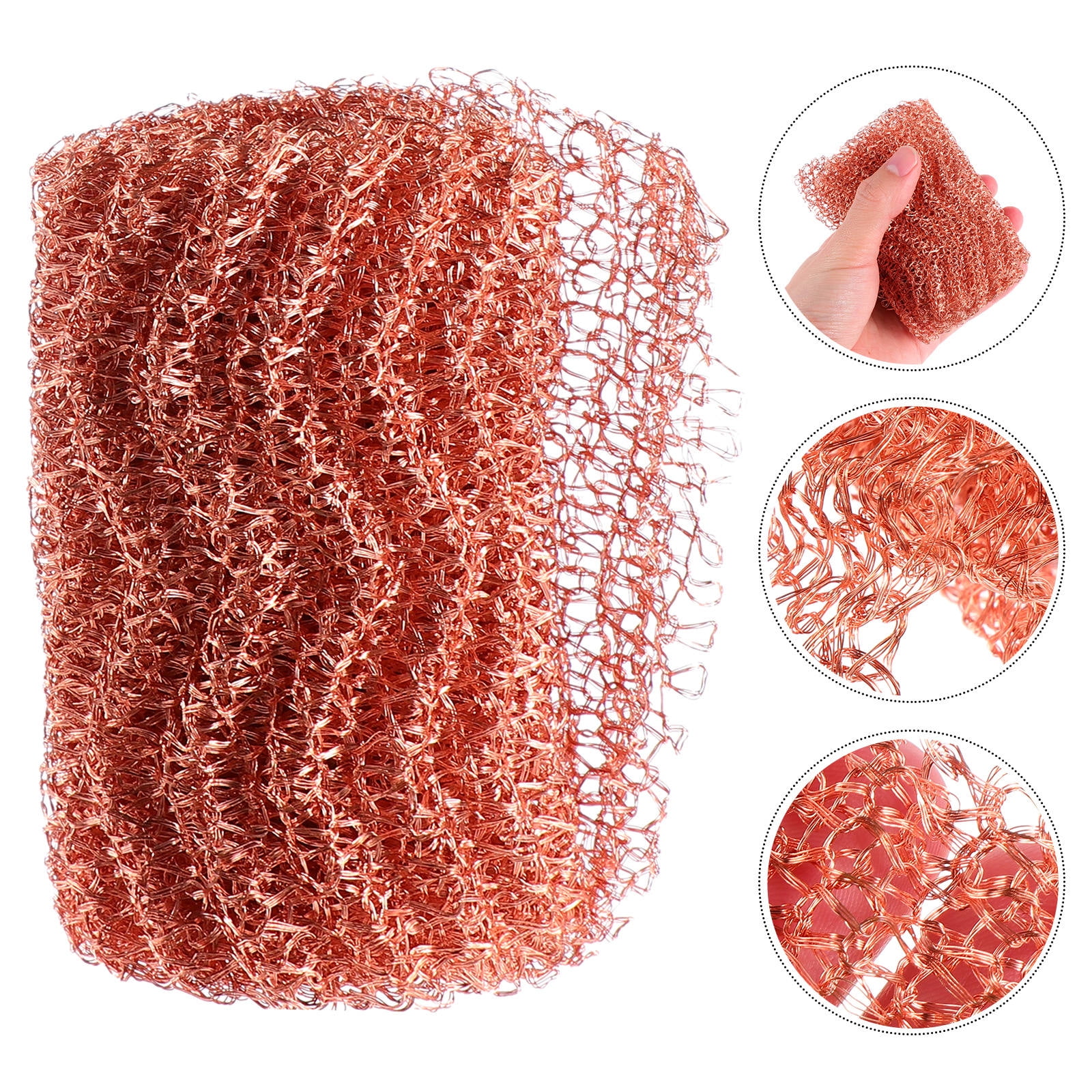 FRCOLOR Pure Copper Mesh Roll Stuff-fit Wire Mesh Building Hole Copper ...