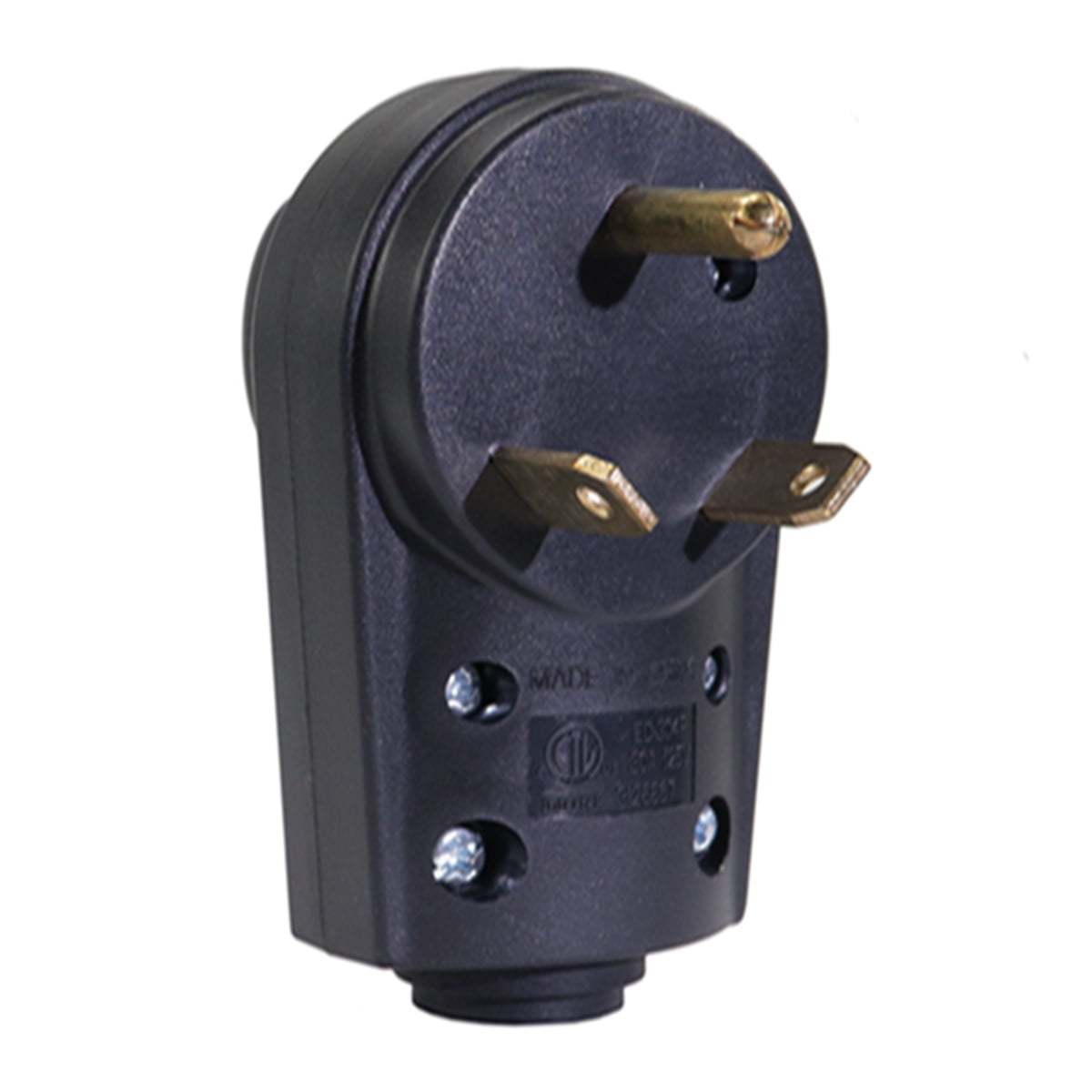 FRCOLOR RV Grade Replacement Male 125V 30A Plug with Copper Contacts ...