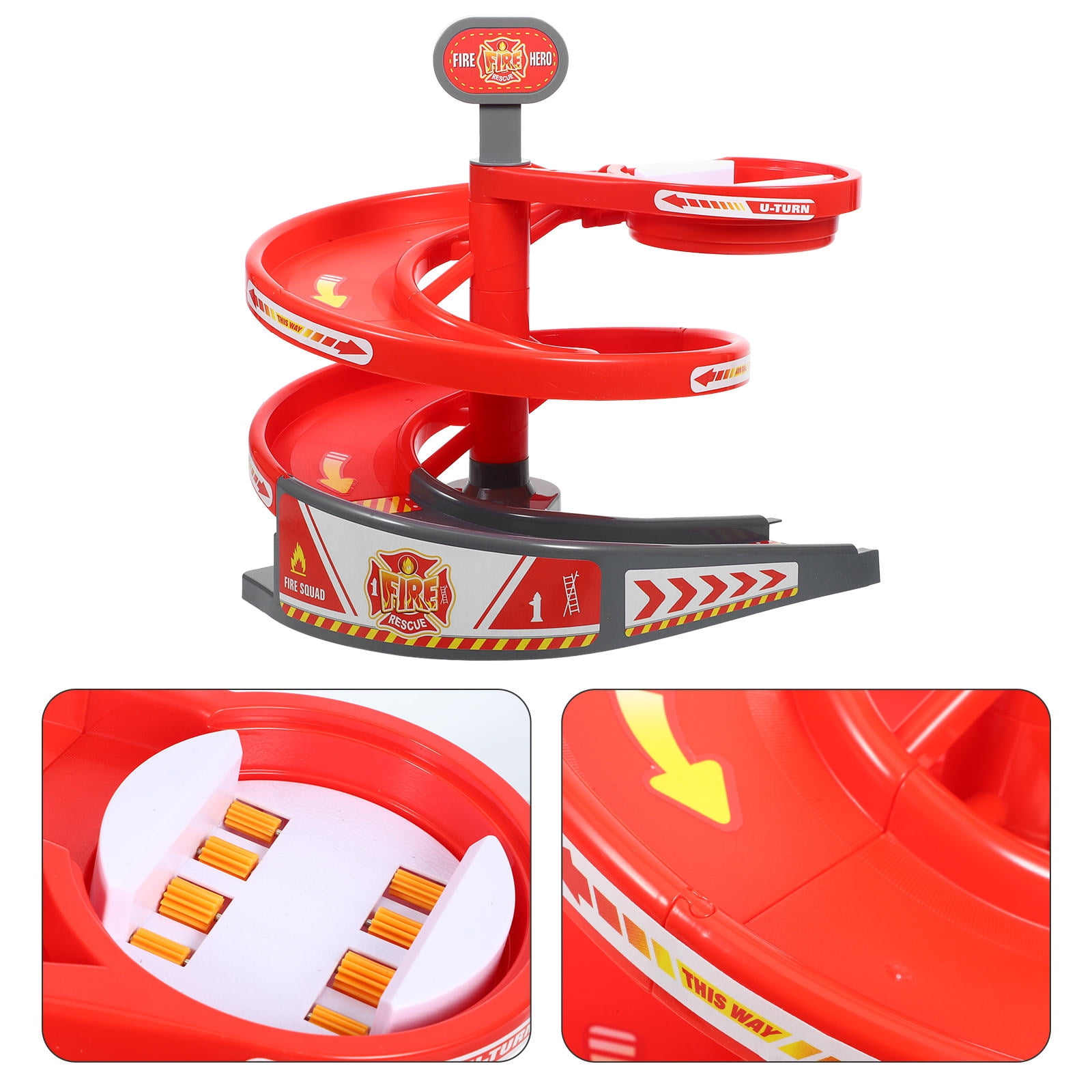 FRCOLOR Race Car Attachment Track Electric Car Toy Rotating Track for ...