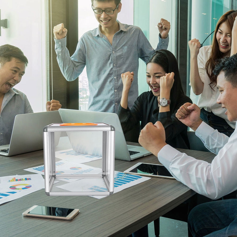 FRCOLOR Raffle Prize Box Holders Bowl Extra Large Ticket Drum Boxes ...