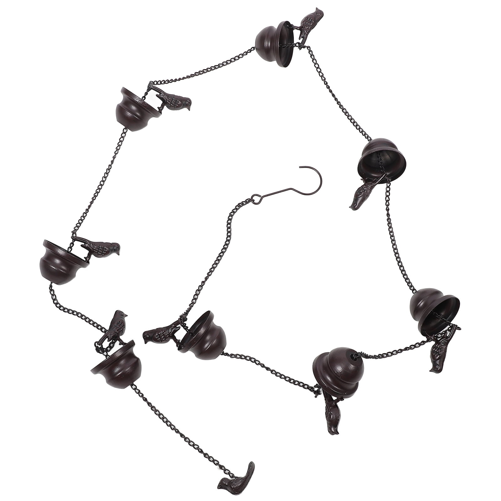 FRCOLOR Rain Chain Garden Rain Chain Bell Decorative Rain Chain for ...