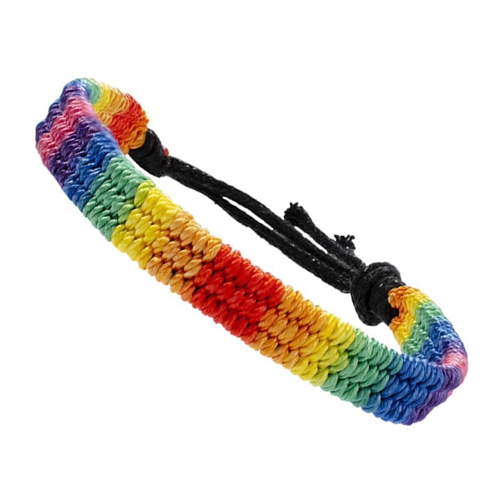 FRCOLOR Rainbow Bracelet for Gay Decor Assorted Color Wrist Chain ...