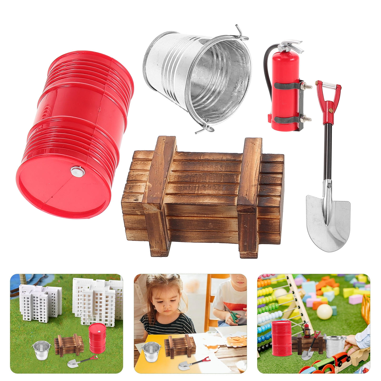 FRCOLOR Rc Crawler Car Decoration Set with Realistic Simulation Parts ...