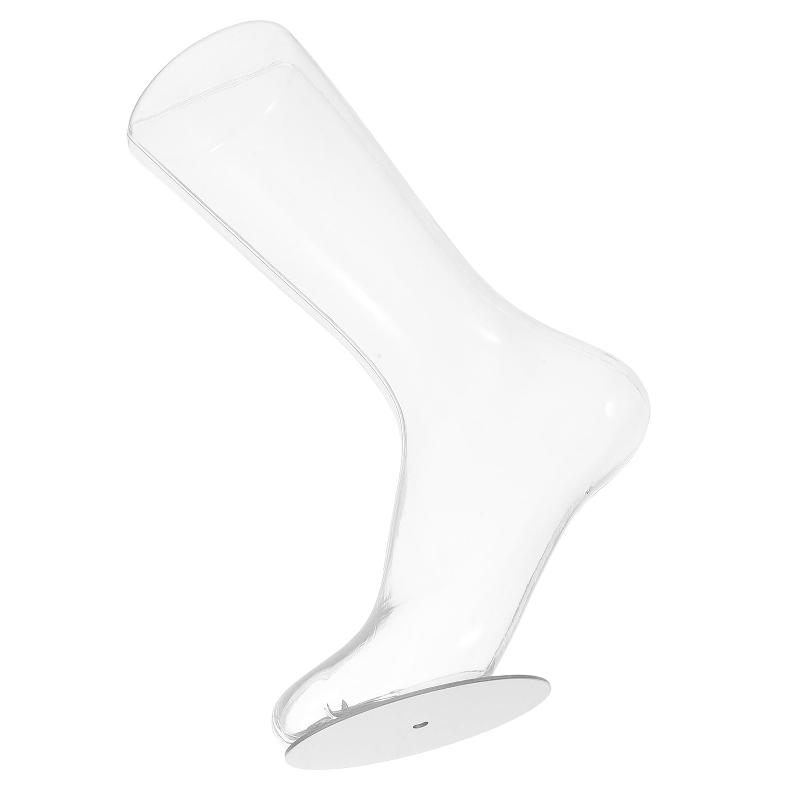 FRCOLOR Realistic Clear Female Foot Mannequin Shoe Sock Display Holder ...