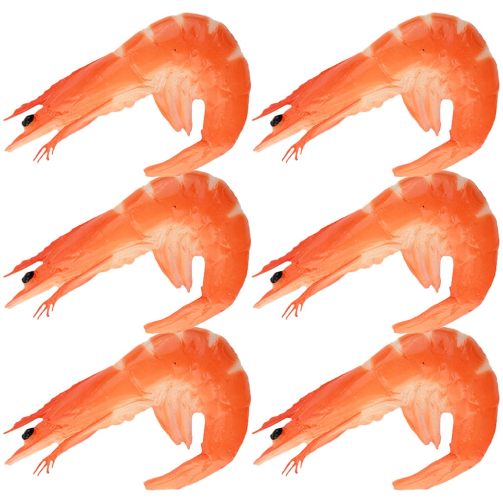 FRCOLOR Realistic Fake Shrimp Model for Decoration Made of Durable PVC ...