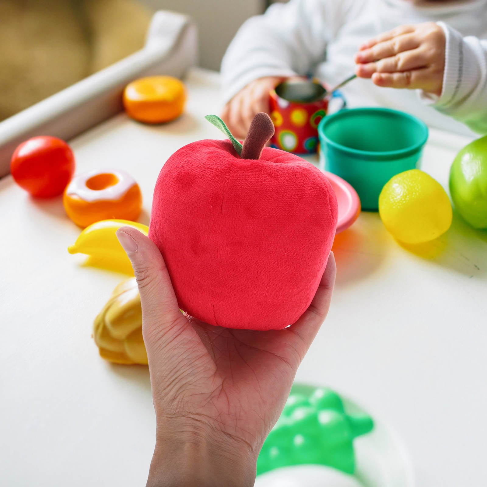 FRCOLOR Realistic Plush Faux Fruit Plush Fruit Decor Simulation Fruit ...