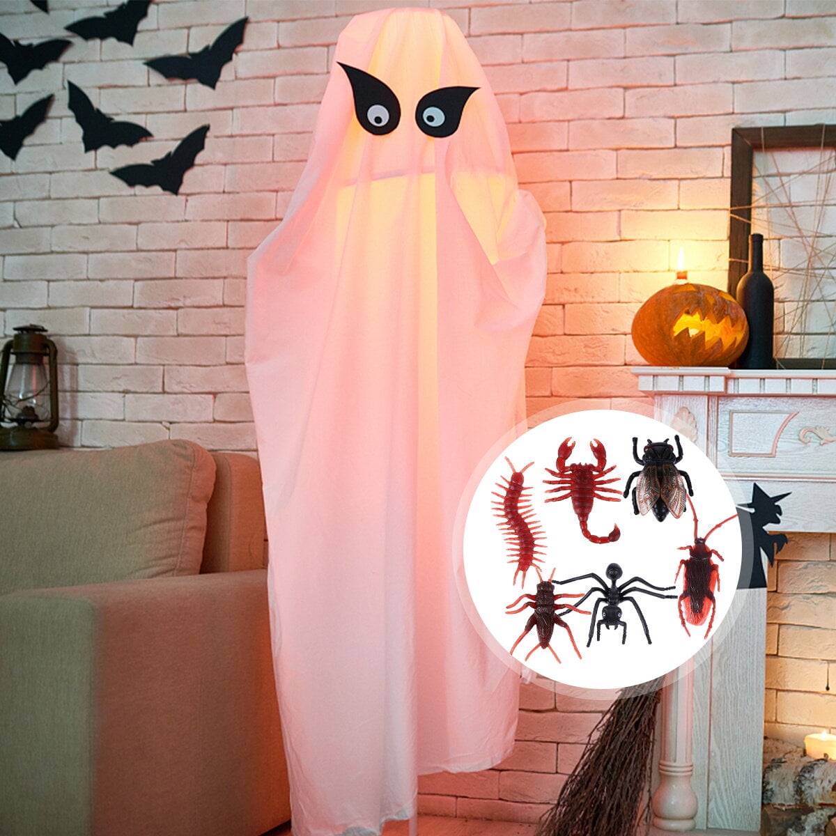 FRCOLOR Realistic Prank Toys with Vivid Spider and Centipede Designs ...