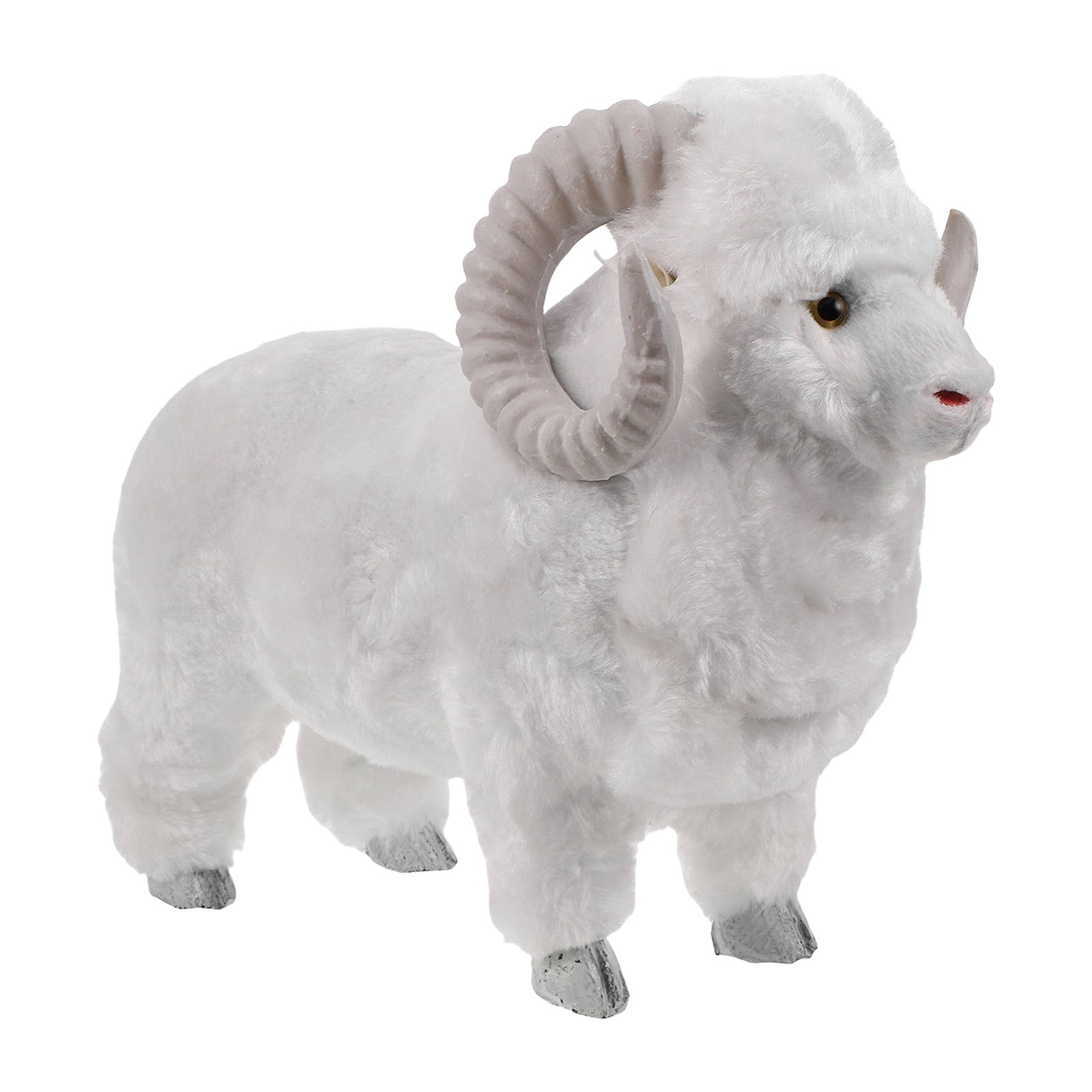 FRCOLOR Realistic Sheep Statue with Sound Artificial Sheep Plush Sheep ...