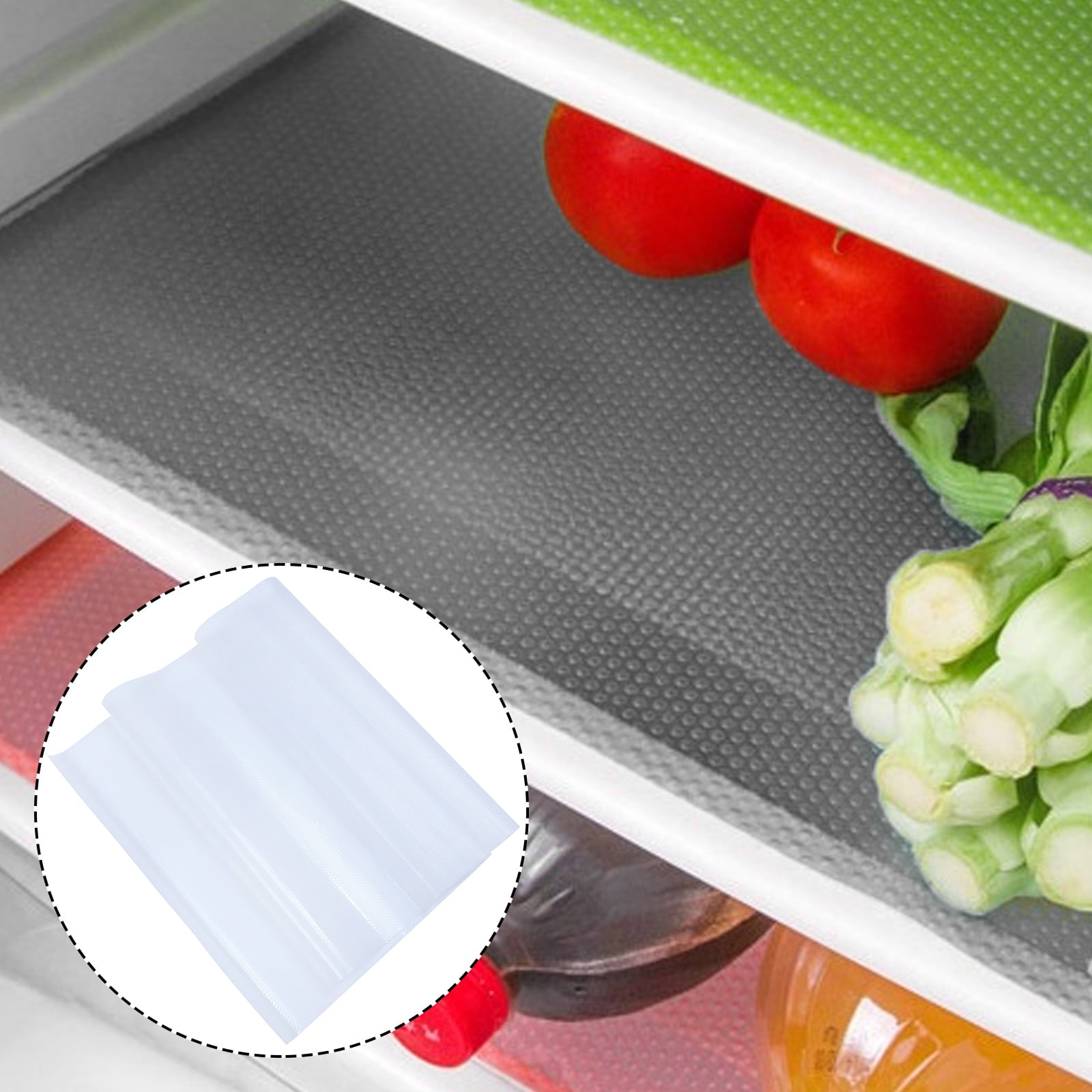 FRCOLOR Refrigerator Liner Fridge Shelf Liner Refrigerator Pad Cushion ...