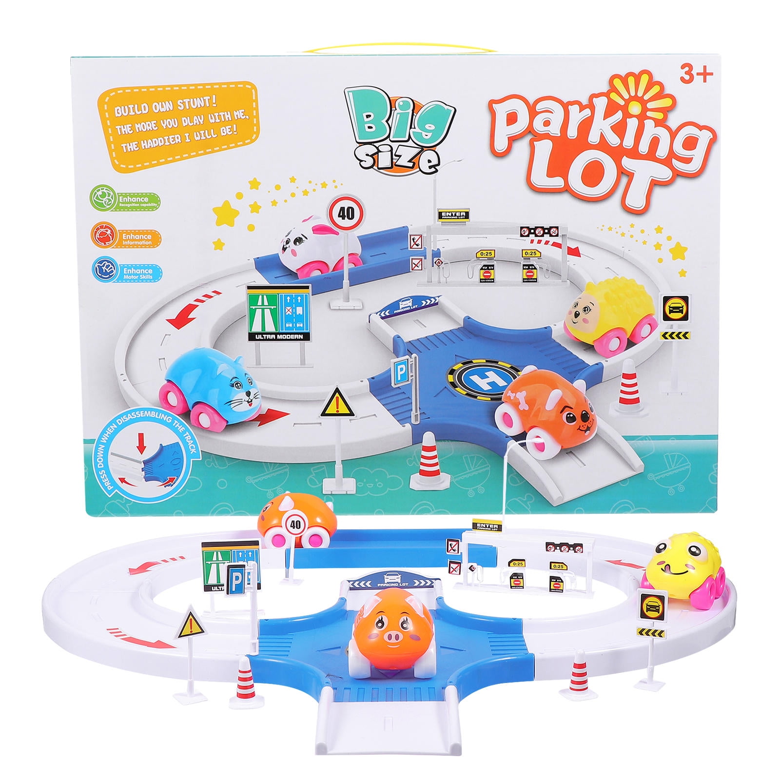 FRCOLOR Remote Control Cart Remote Controlled Tractor Rounded Toys ...