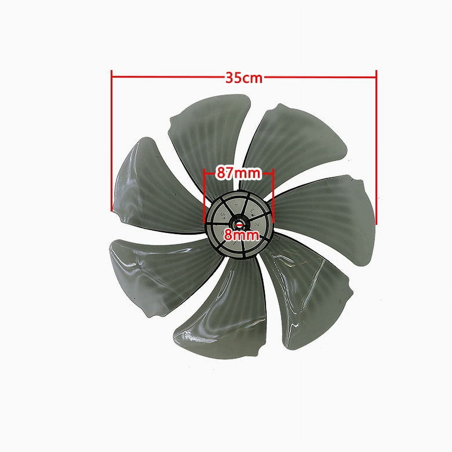 FRCOLOR Replacement Fan Blades Pedestal Fan Blade Plastic Fan Blades 14 ...