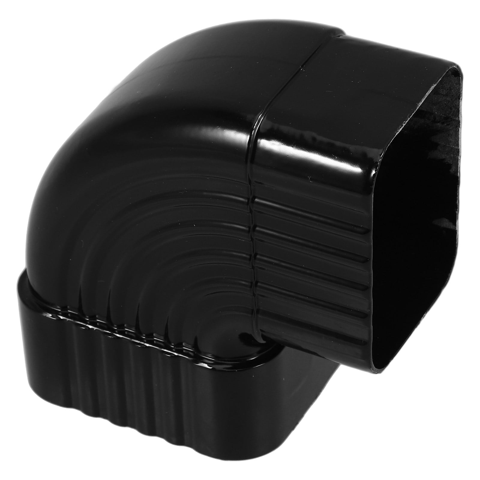 FRCOLOR Durable Black Aluminum Alloy Rain Elbow Filter Fitting for Home ...