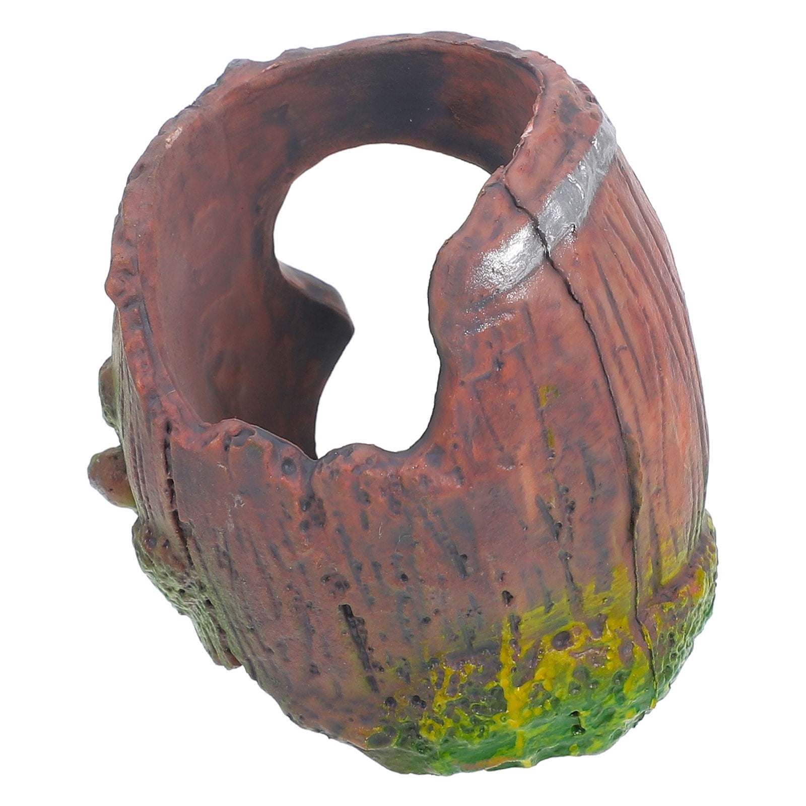 FRCOLOR Reptile Habitat Hide Cute Fish Hideouts Aquarium Barrel Hide ...