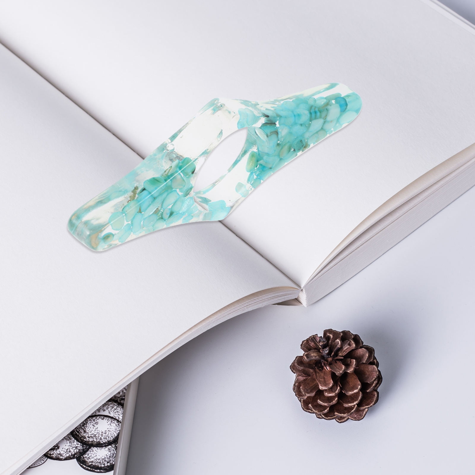 FRCOLOR Resin Thumb Book Page Holder for Readers and Book Lovers and ...
