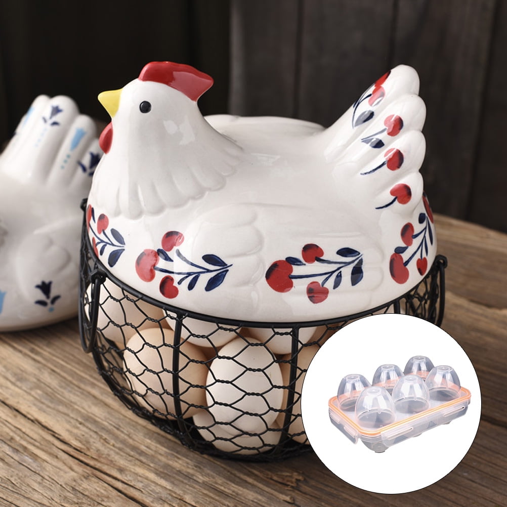 FRCOLOR Reusable Egg Protection Box Backpack Egg Holder 19.2X8.7X13.4CM ...