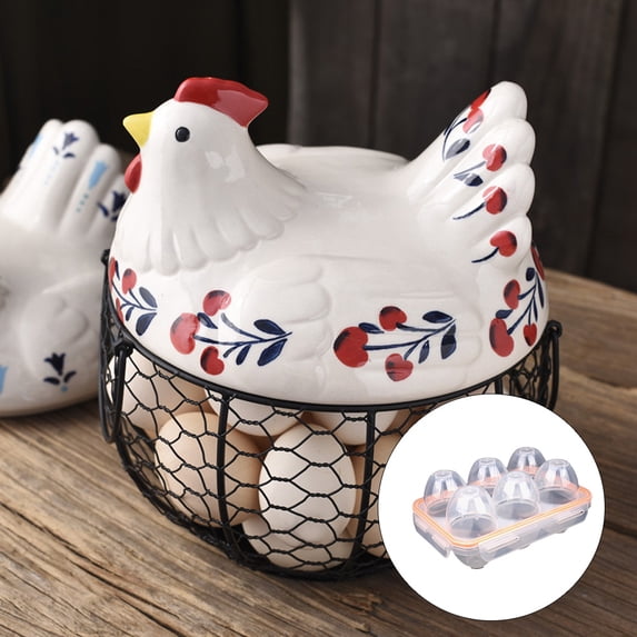FRCOLOR Reusable Egg Protection Box Backpack Egg Holder 19.2X8.7X13.4CM ...