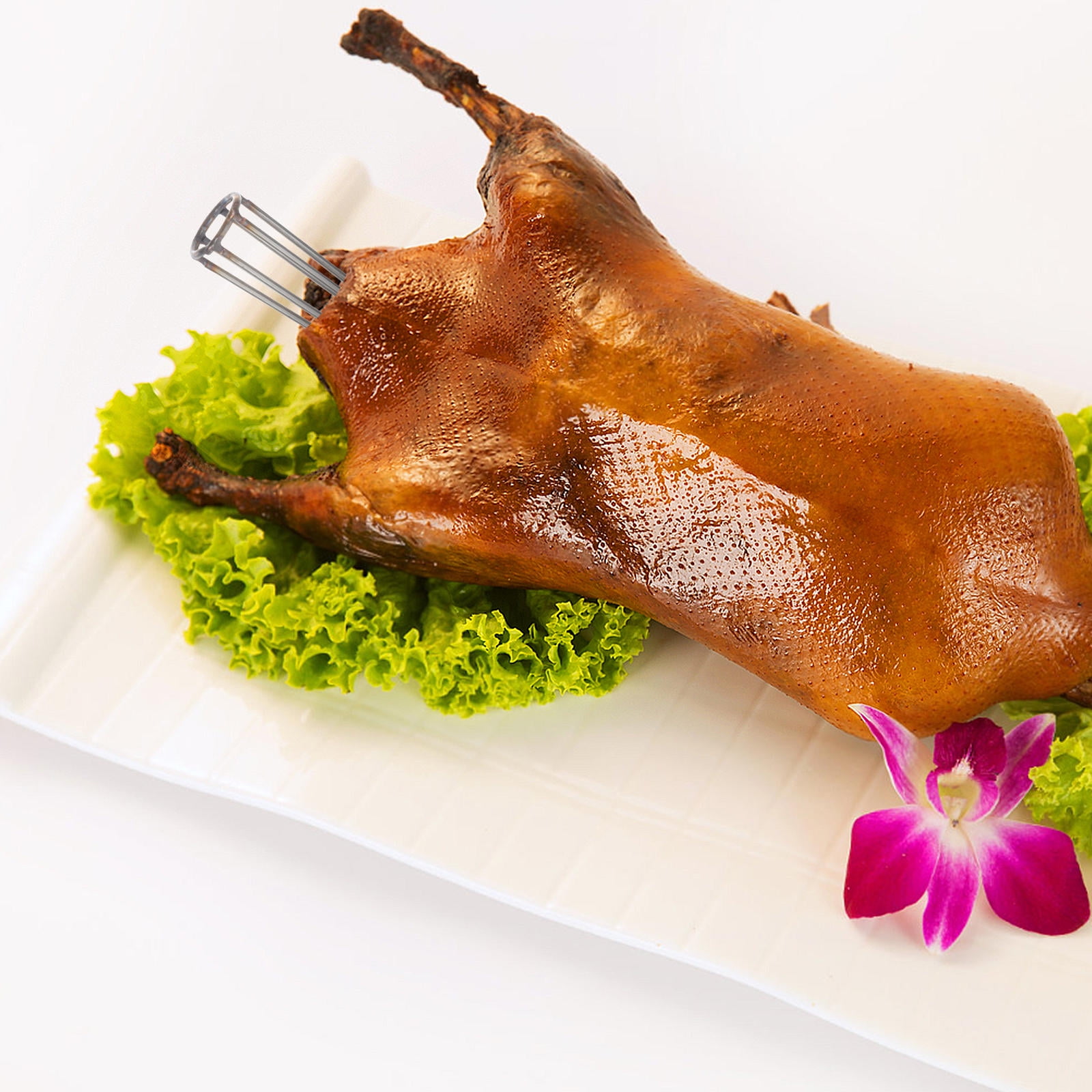 FRCOLOR Roast Duck tool Metal Roast Duck Cooking Rack, Duck Shape ...