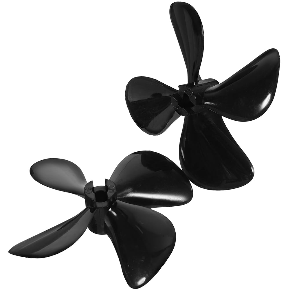 FRCOLOR Rope Launcher Propeller Plastic Boat Model Propellers Black ...