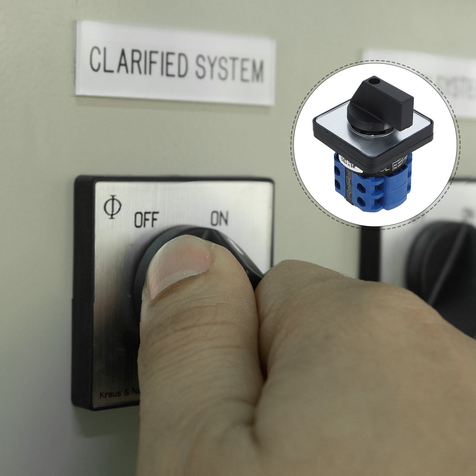 FRCOLOR Rotary Cam Selector Switch Changeover Replacement - Walmart.com