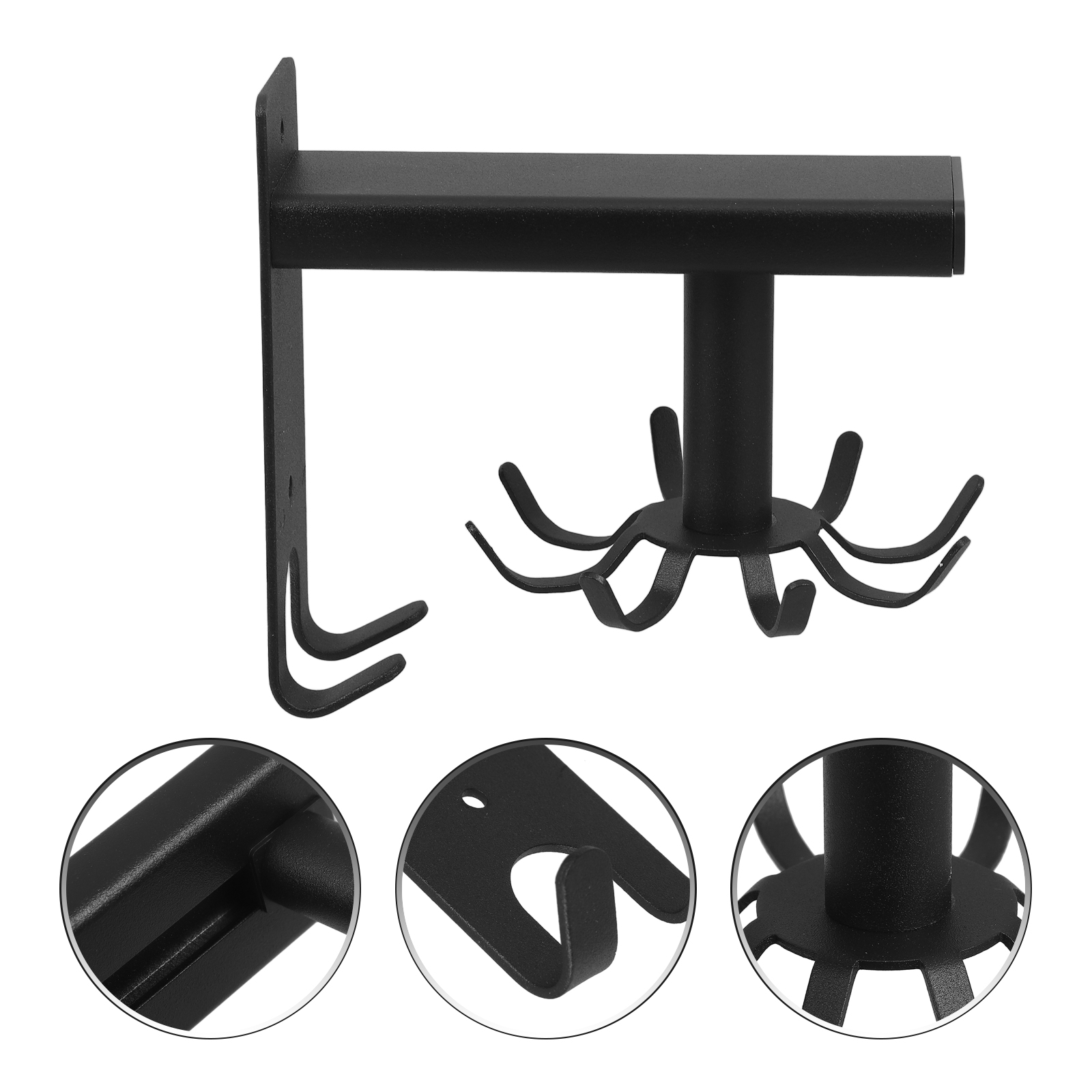 FRCOLOR Rotating Kitchen Hook for Utensils Wall Mounted Tool Hanger ...