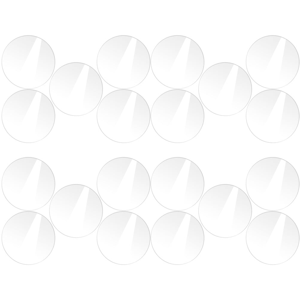 WASHWEPE Round Acrylic Board Diy Projects Photo Frame Replacement ...