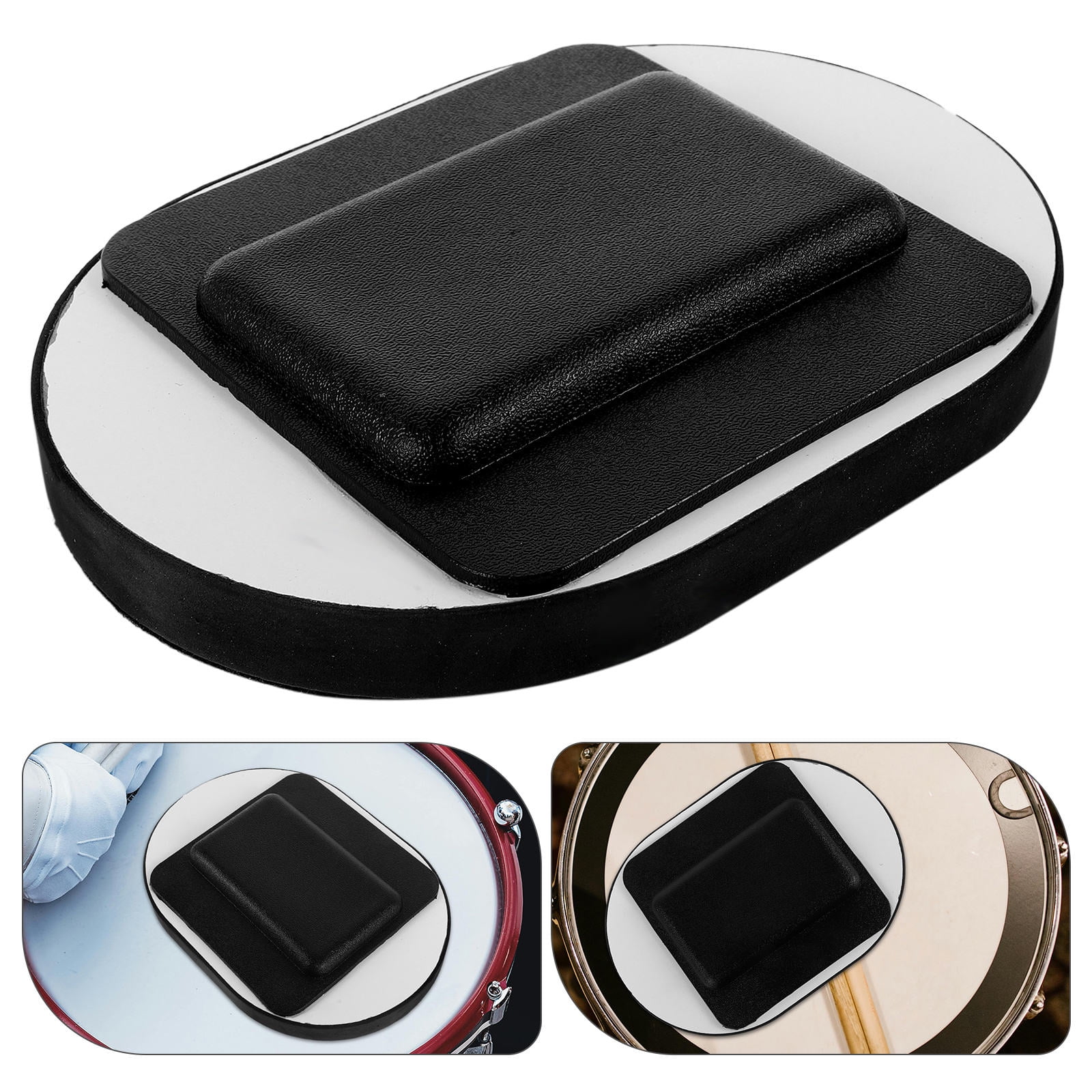 FRCOLOR Rubber Drum Dampener Drumming Mute Drum Cymbal Mute Pad Noise ...