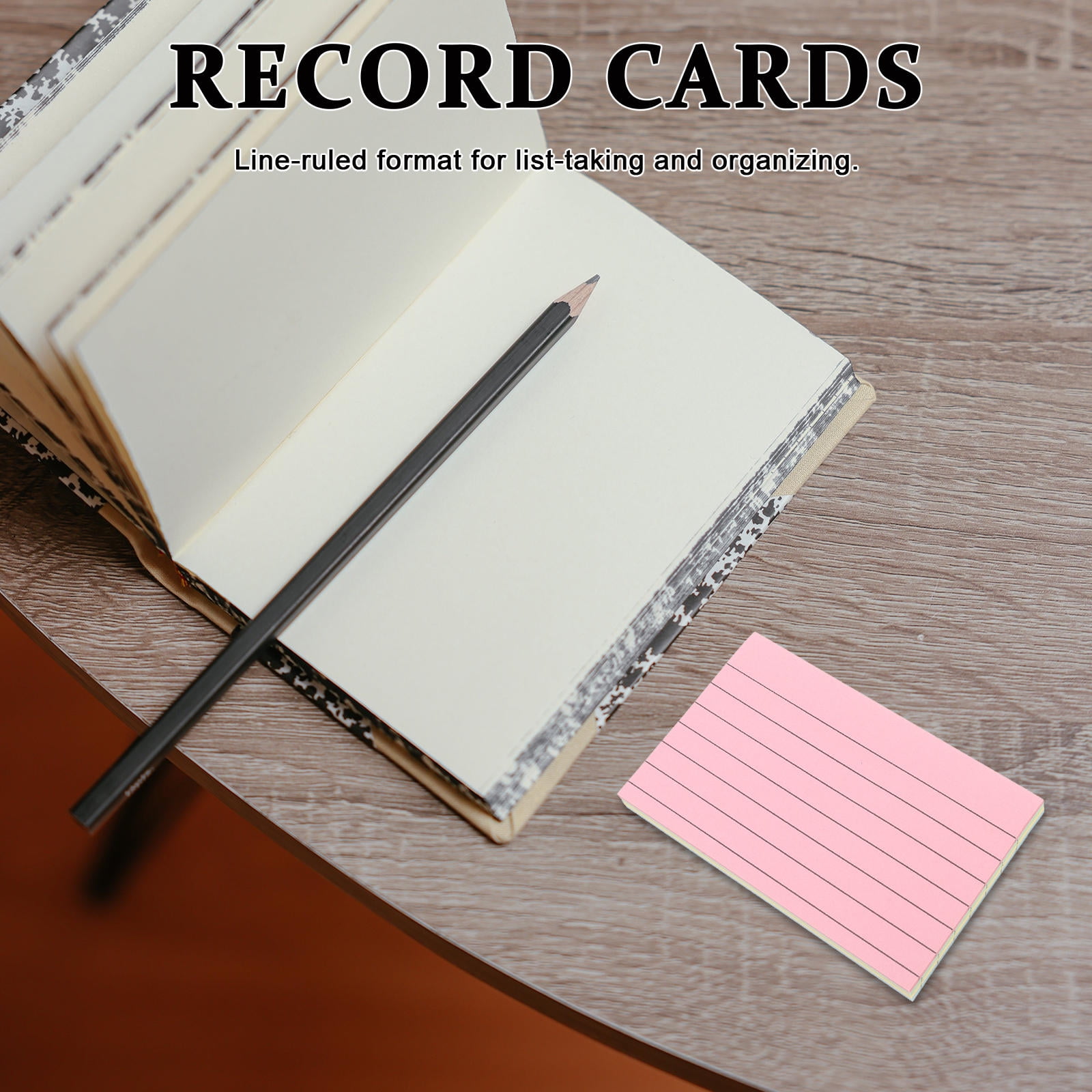 FRCOLOR Ruled Record Cards for Writing Use Made of Premium Paper with ...