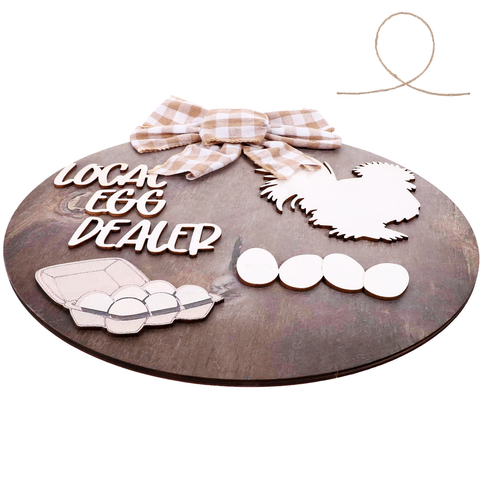 FRCOLOR Rustic Door Sign Farmhouse Front Door Sign Wooden Wall Plaque ...