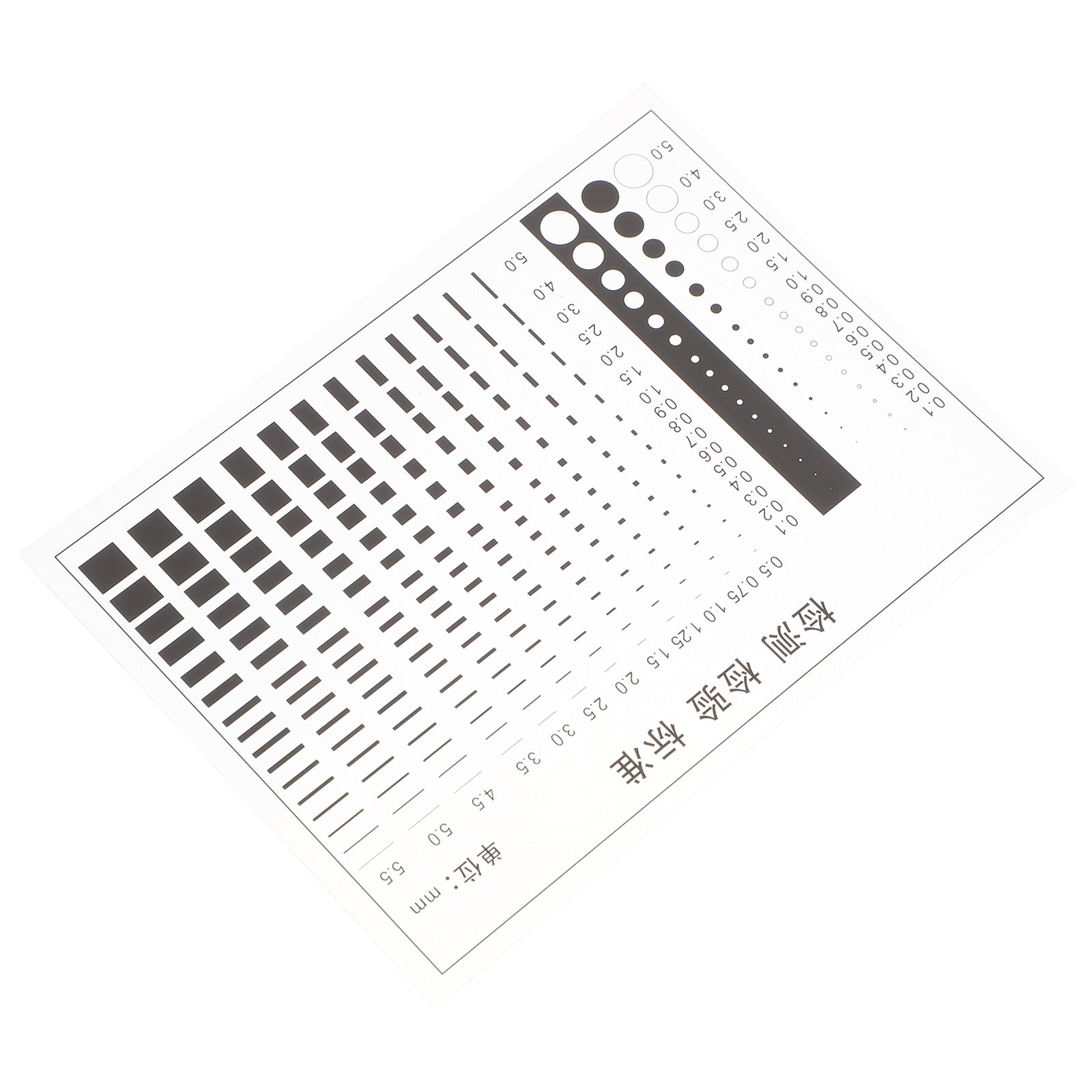 FRCOLOR SEC Flaw Detection Film Rulers Defects Transparency Measuring ...
