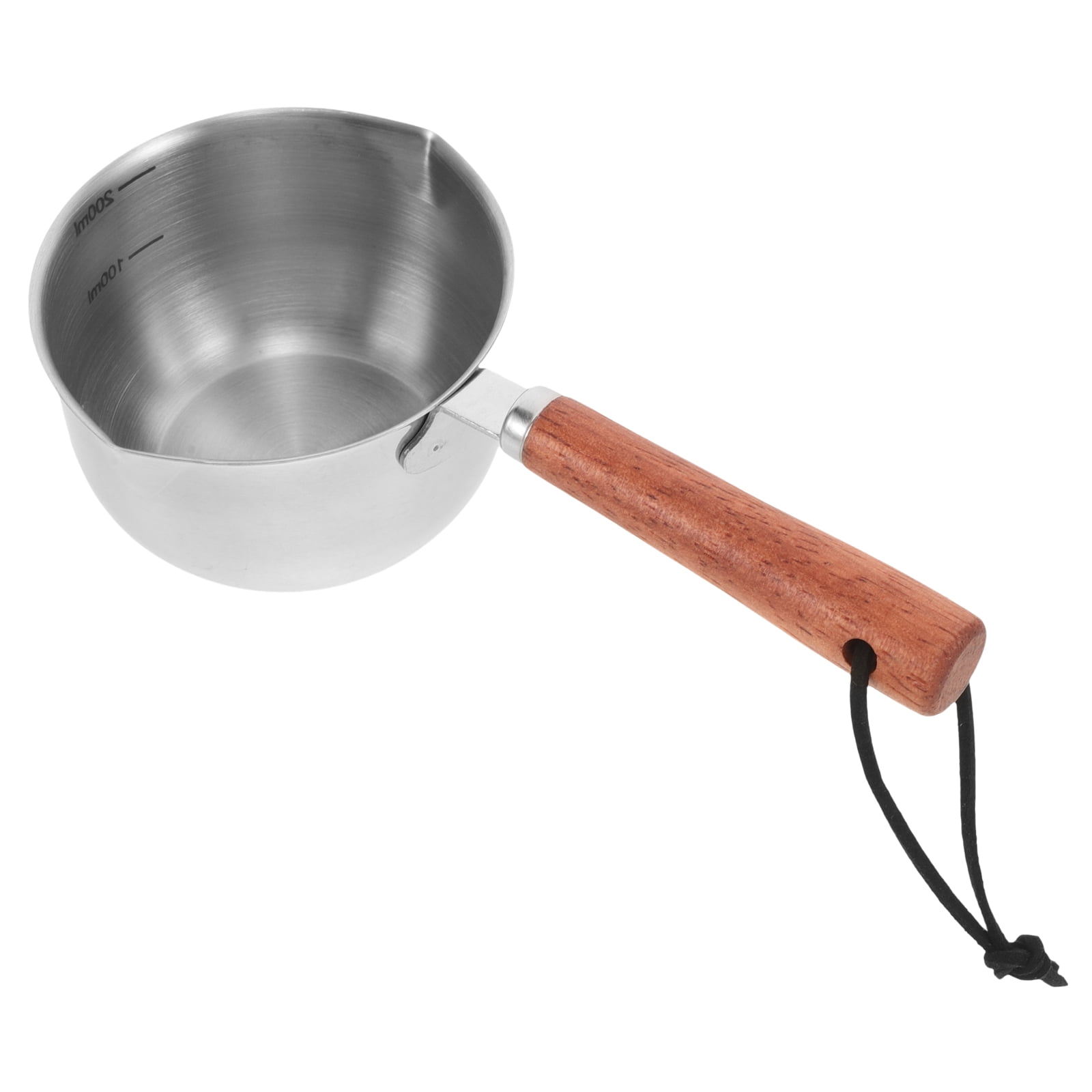 FRCOLOR Saucepan Nonstick Milk Pan With Pour Spouts 200ml Stainless ...