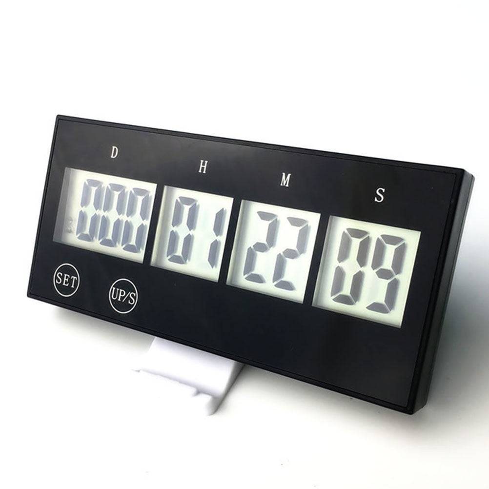 FRCOLOR School Examination Timer Wall Clock Students Timer Exam Goal Countdown Timer (Black ...