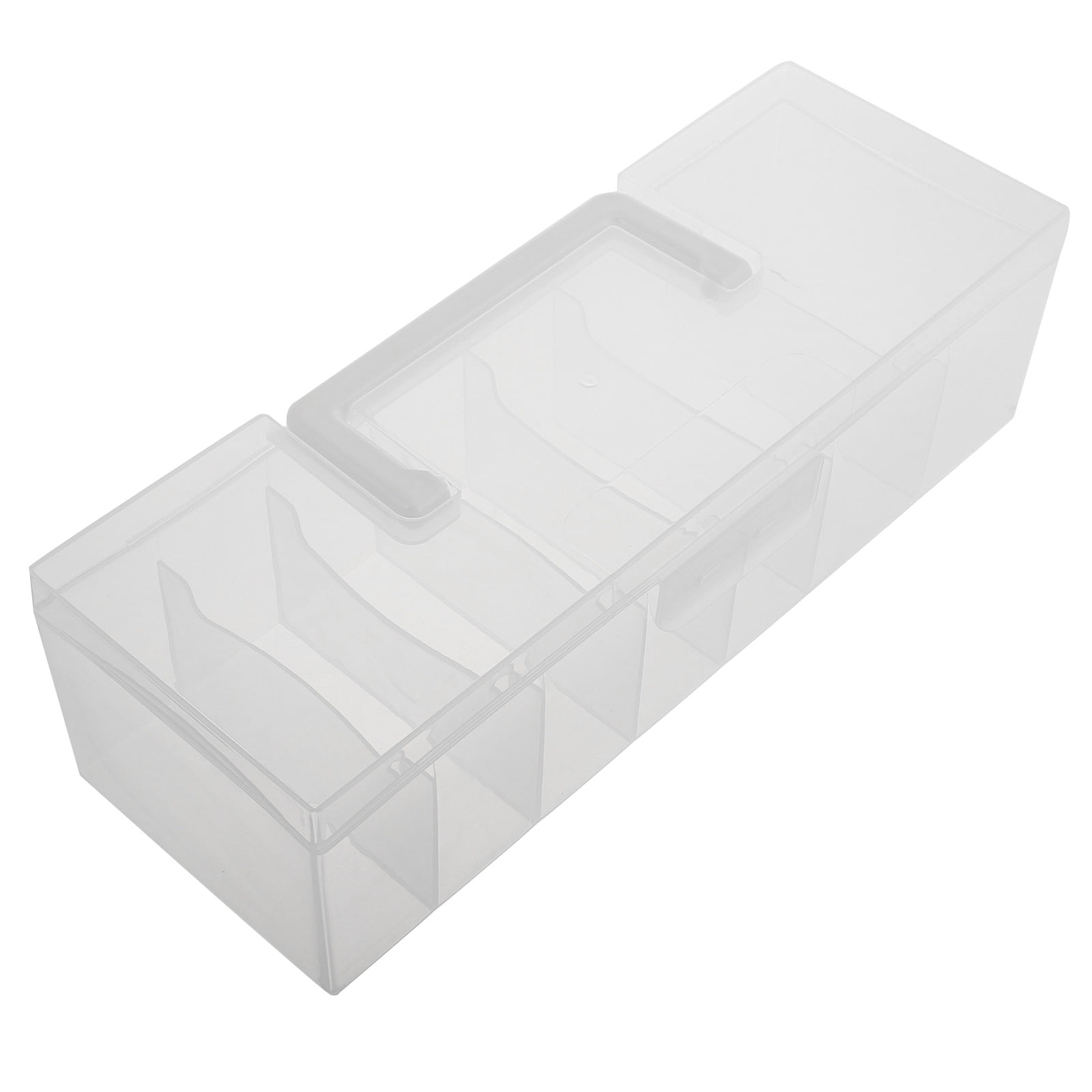 TAILTOSS Packet Organizer Plastic Storage Box Transparent 1Set ...