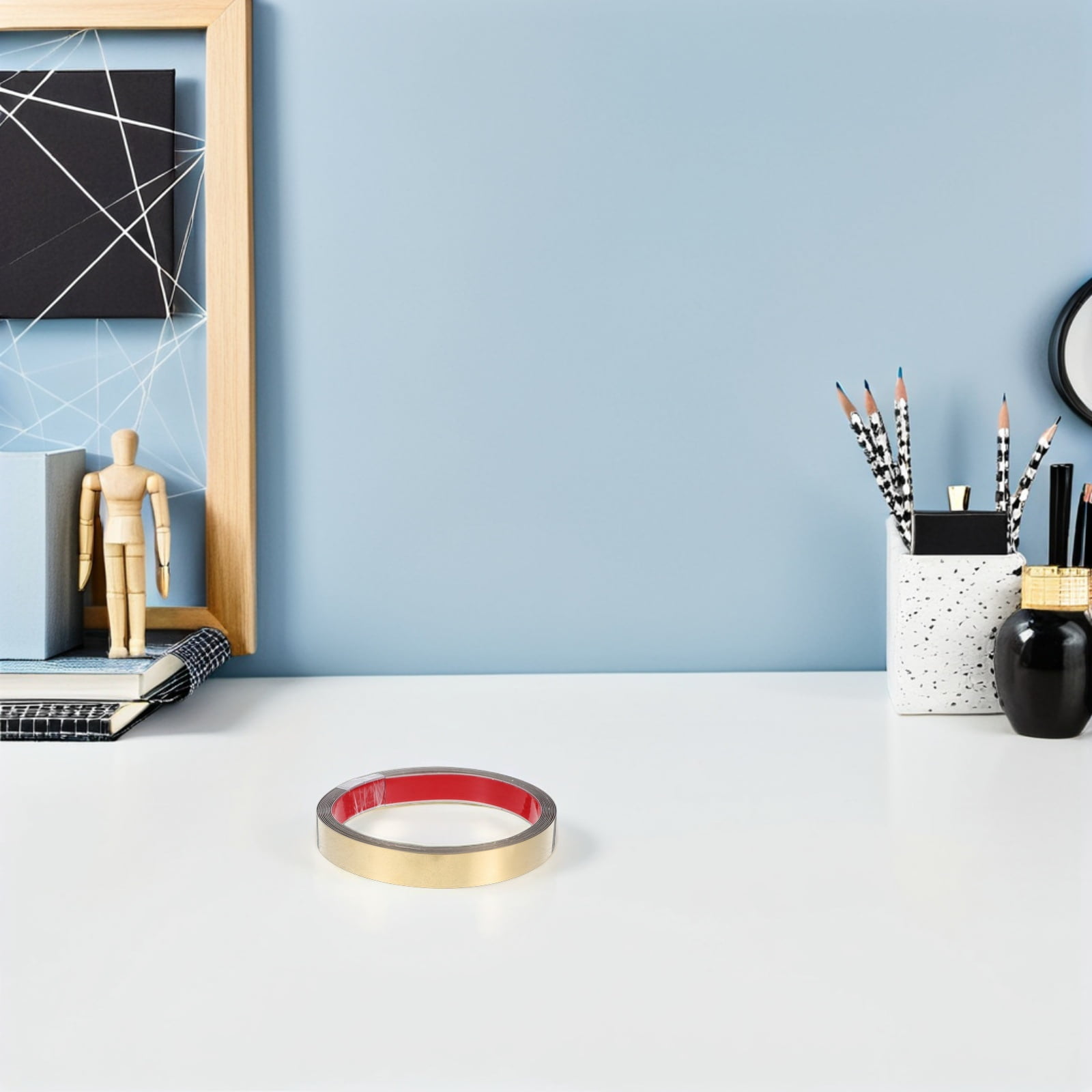 FRCOLOR Self-Adhesive Stainless Steel Decorative Strips For Background ...