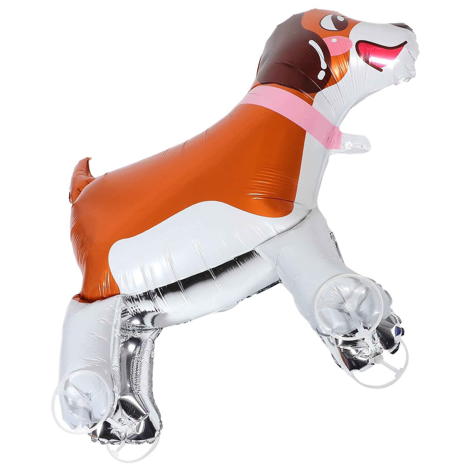 Walking Dog Balloon with Wheels Self Standing Aluminum Film for Kids ...