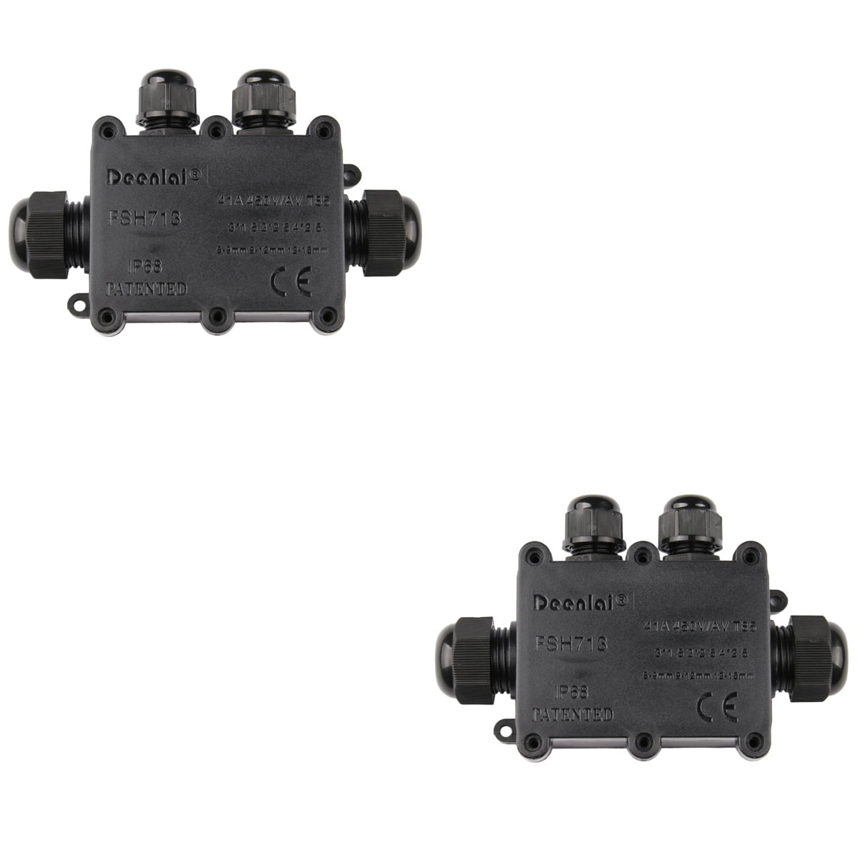 FRCOLOR Set of 2 Connection Protector Junction Box Outdoor Underground ...