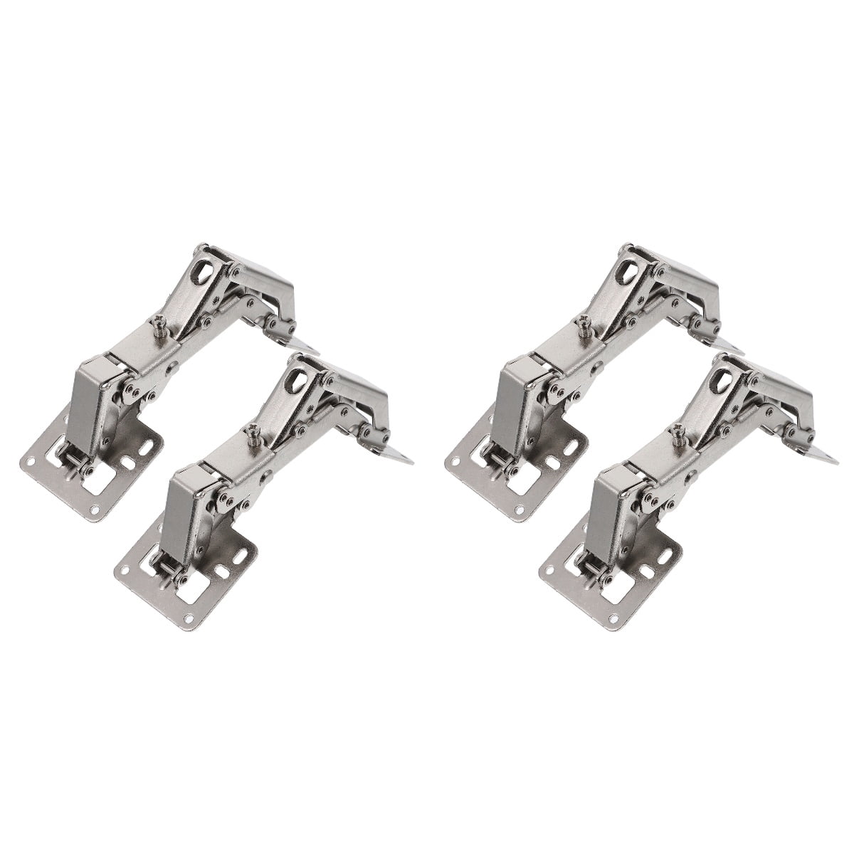 CIMAXIC 4Pack Punch Free Hinges Smooth Closing Silent Motion Built-in ...