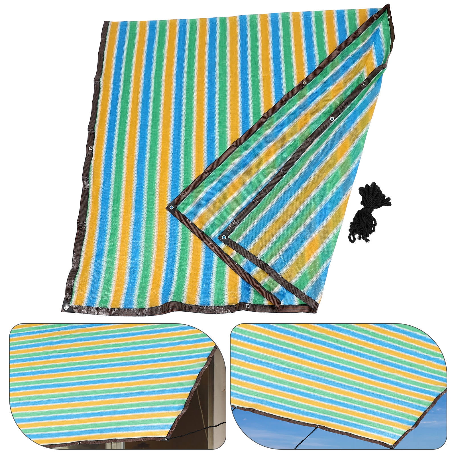 FRCOLOR Shade Cloth Mesh Tarp Garden Sun Shade Netting Heavy Duty Mesh ...