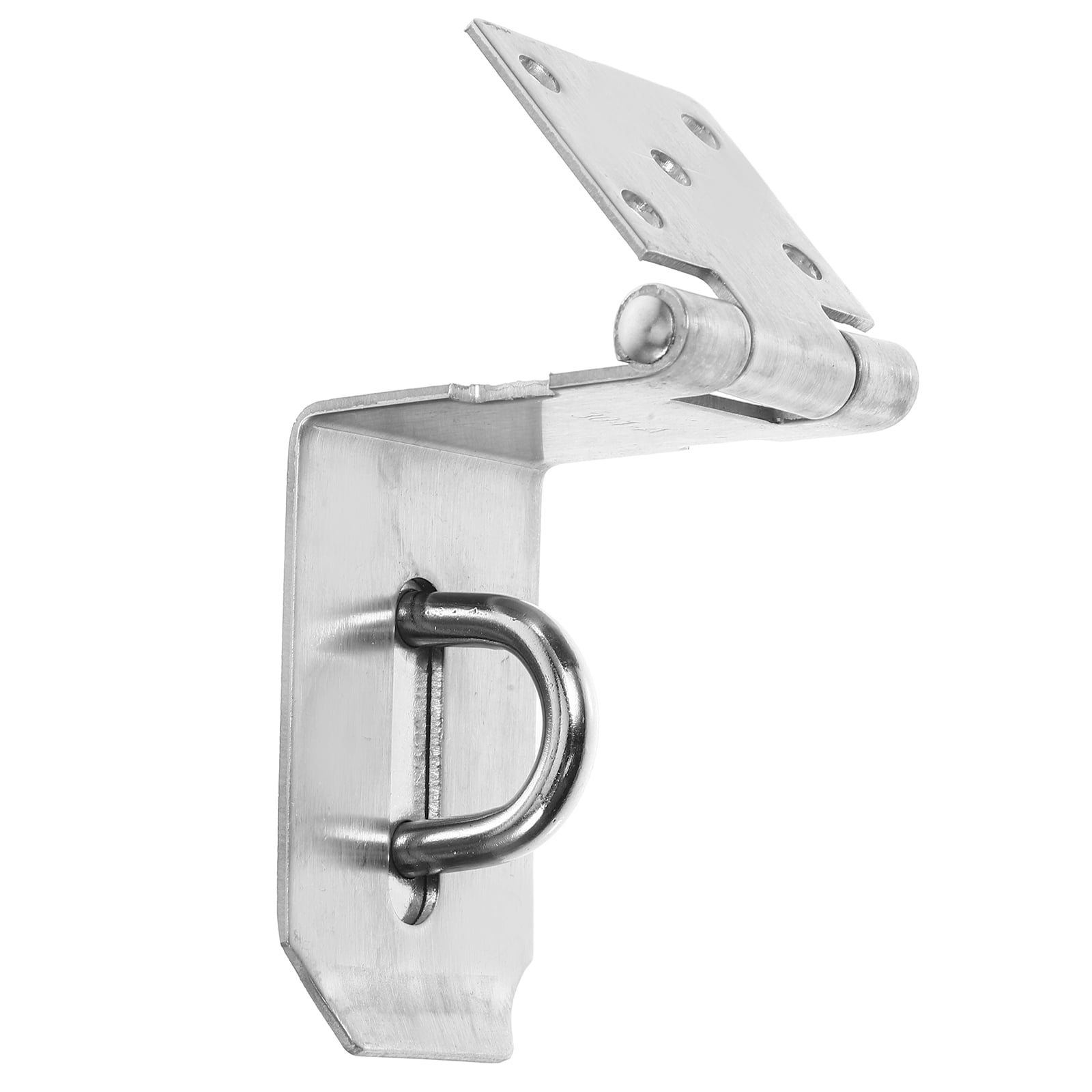 WASHWEPE Padlock Latch Heavy Duty Cabinet Door Lock Hasp 1 Set 4 Inch ...