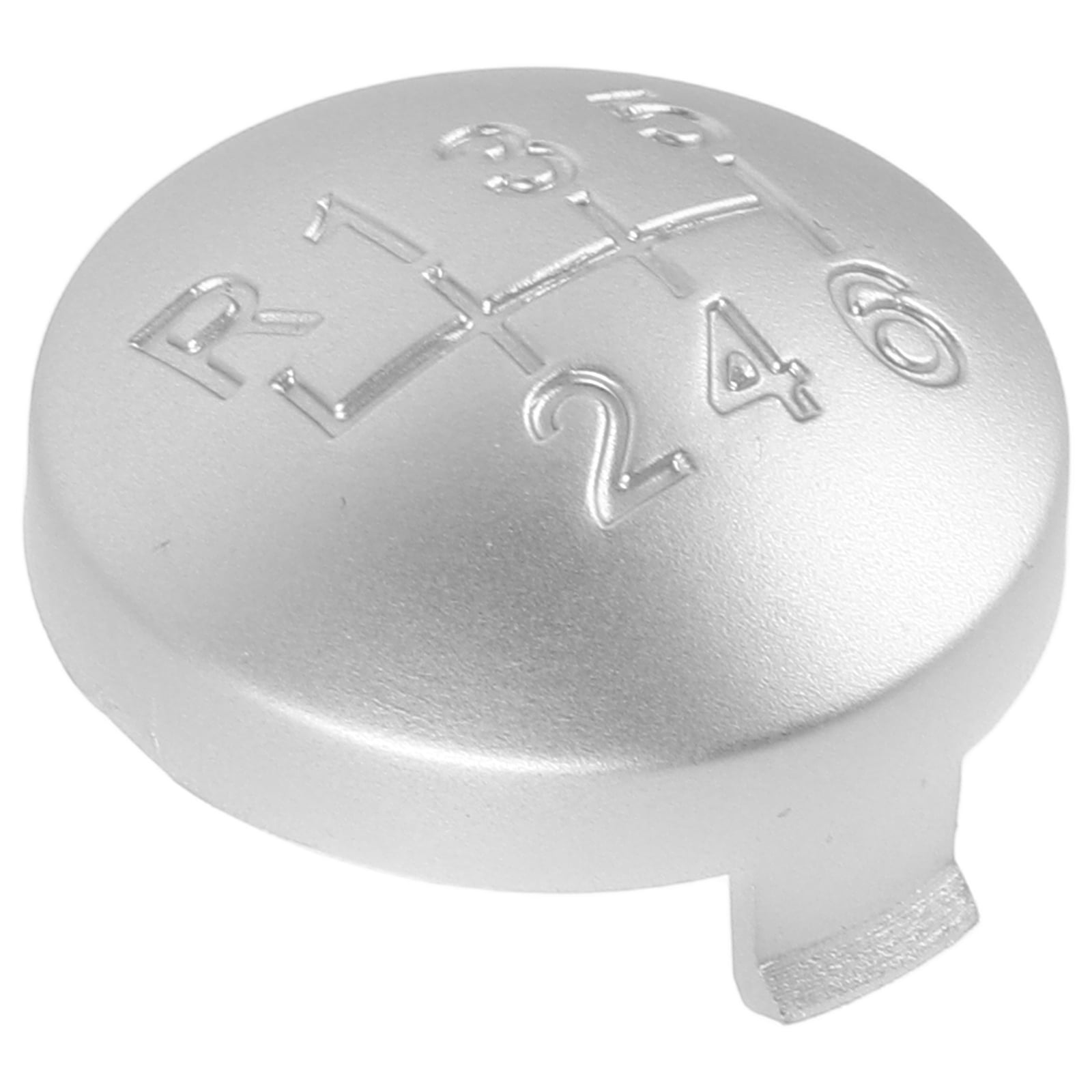 FRCOLOR Durable Plastic Car Shift Knob Cover for Daily Use Silver Color Ensures Longlasting ...