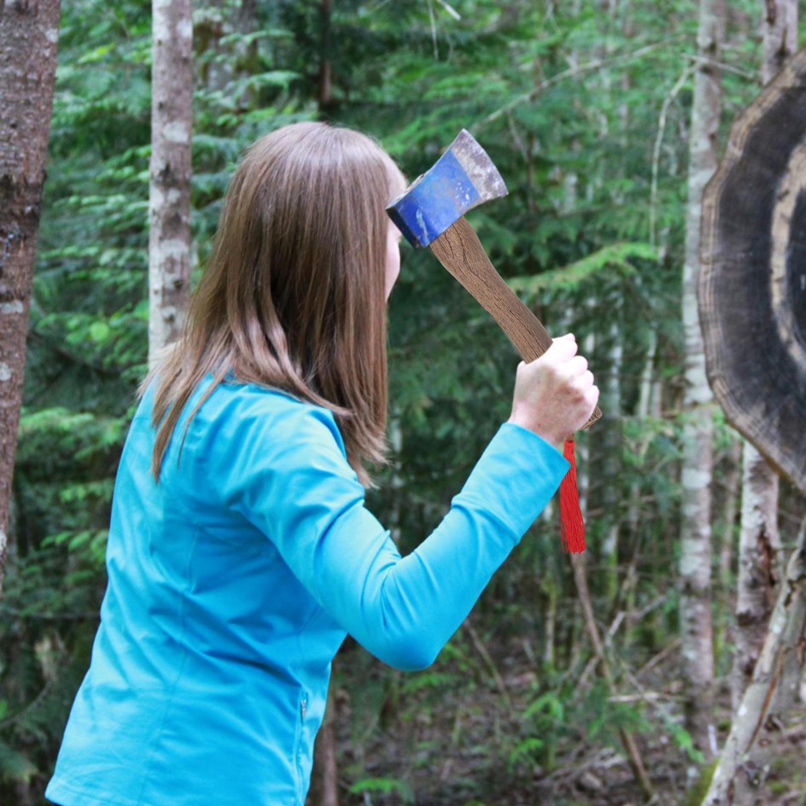 FRCOLOR Short Axe Wood Handle Replacement Axe Handle Handle Hammers ...