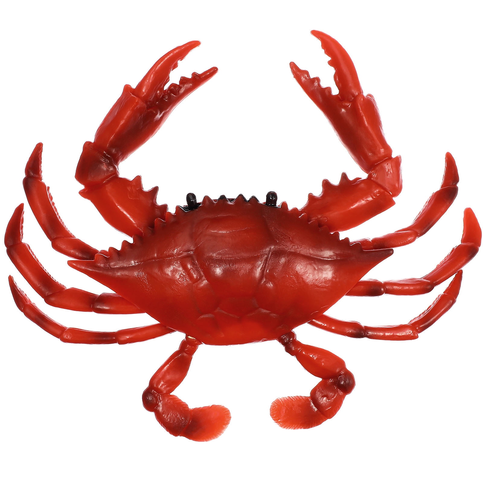 FRCOLOR Shuffling Crab Toy 1Set Red PVC Model For Children's Playtime ...