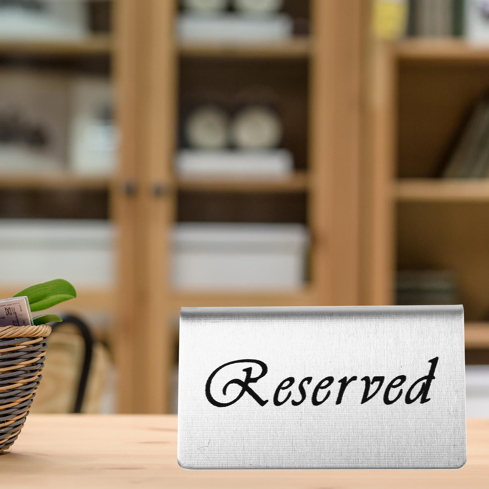 FRCOLOR Sided Seating Cards Table Number Plate Party Reserved Sign ...