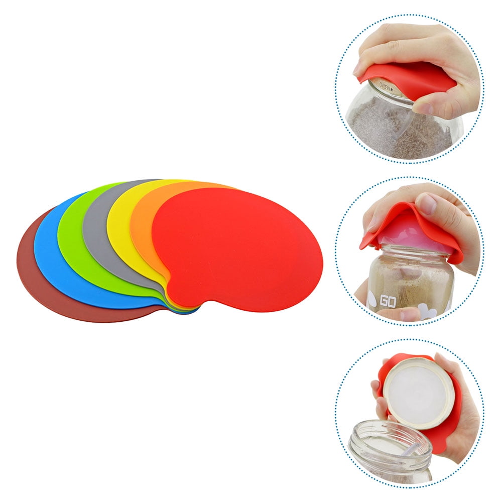 FRCOLOR Silicone Jar Opener Grippers for Bottle Opening Assorted Color ...