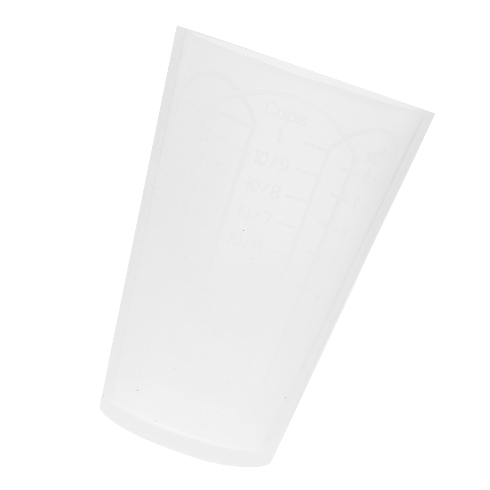 FRCOLOR Silicone Measuring Cup Triangle Shape Graduated Cup DIY Epoxy ...