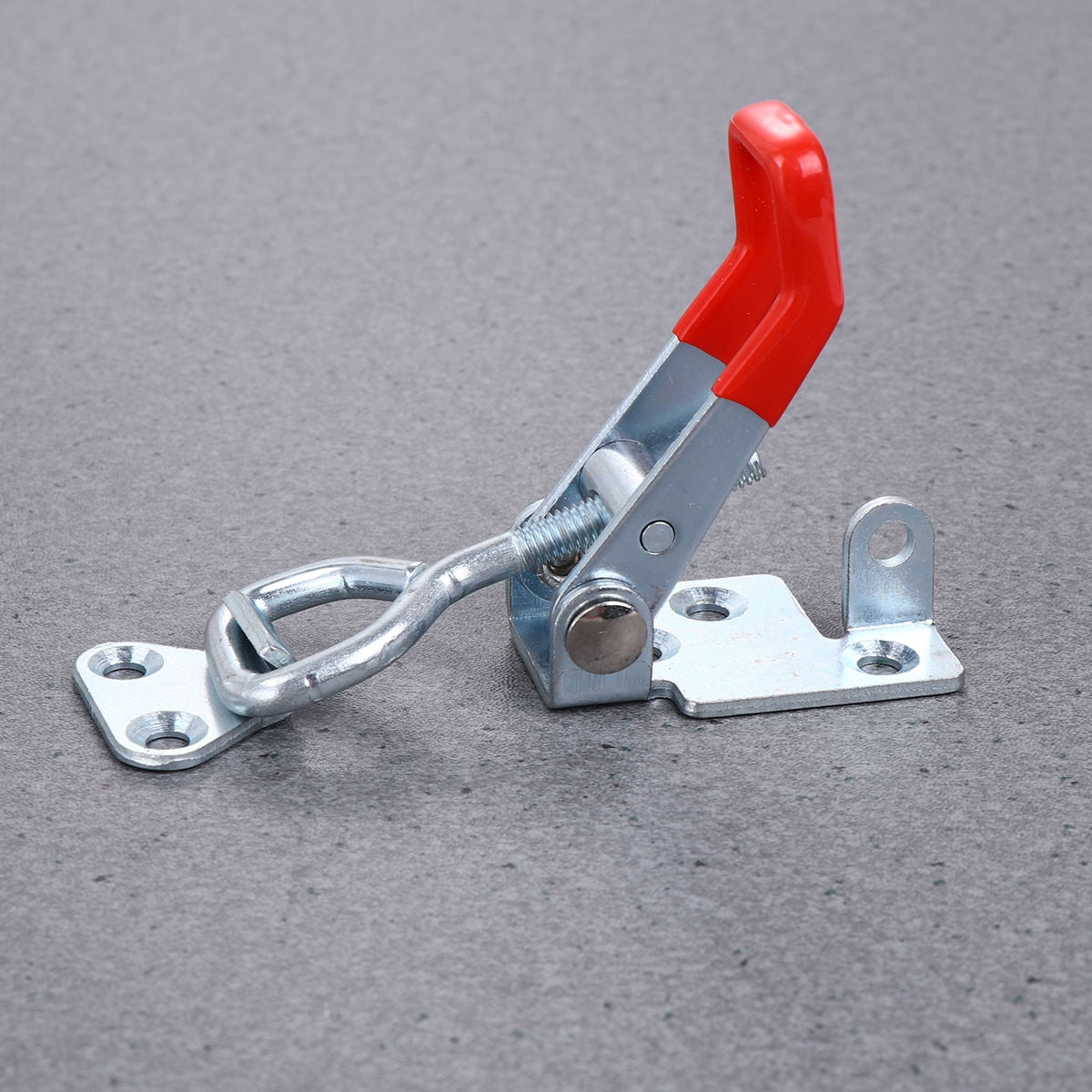 FRCOLOR Silver Heavy Duty Iron Toggle Clamps for Door Cabinet Box Case ...